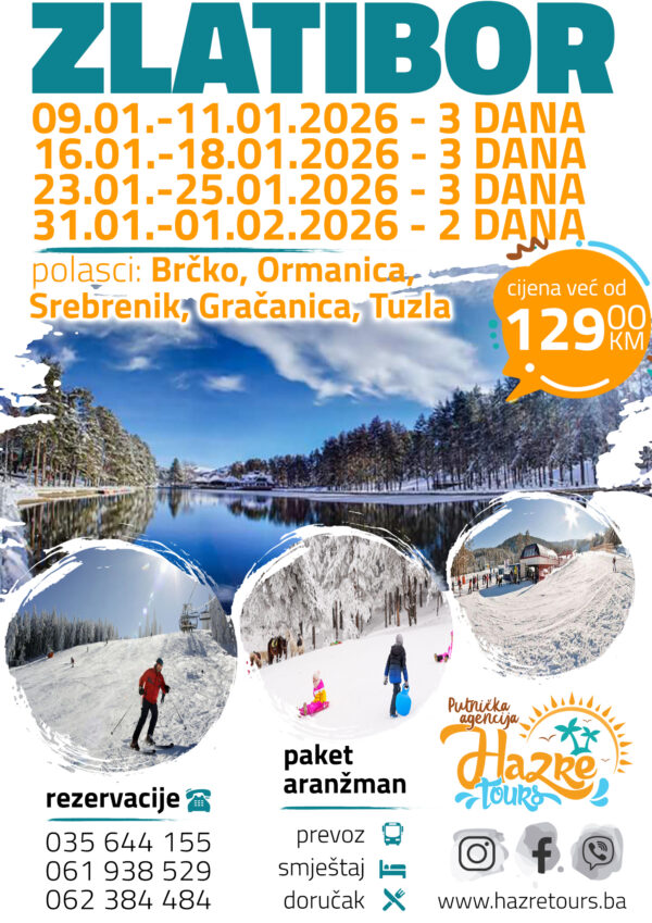 ZIMA 2026 – ZLATIBOR – HAZRE TOURS